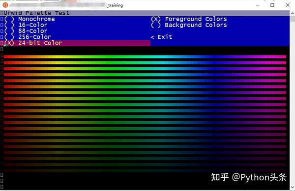 Python 文本终端 GUI 框架，太酷了 - 知乎
