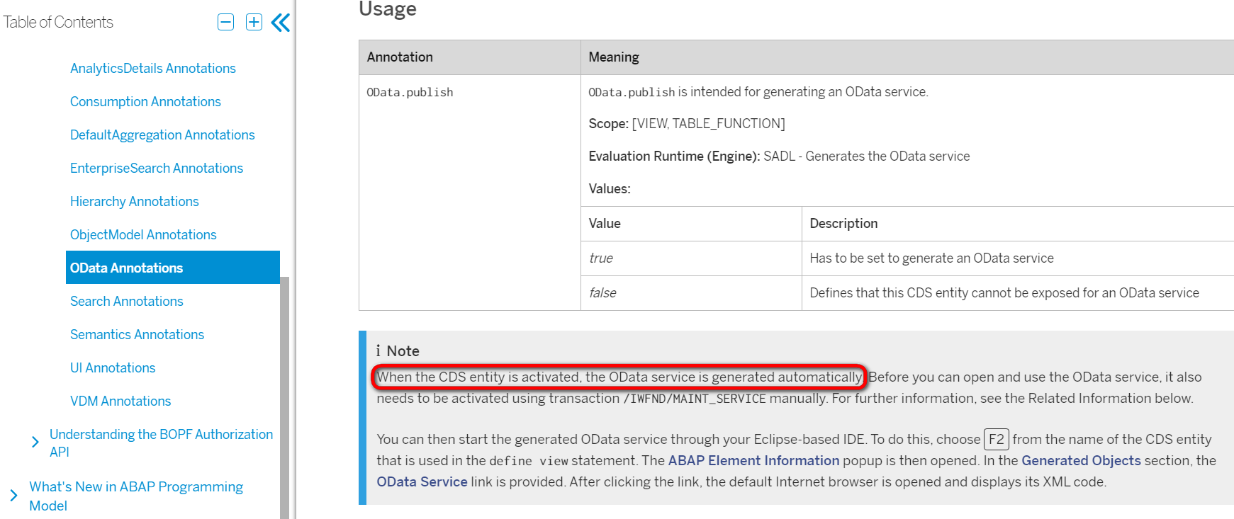 SAP Fiori编程模型规范里注解 - @OData.publish工作原理解析 - 知乎