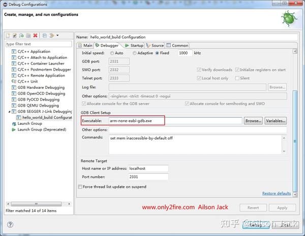 Zephyr笔记3 - 使用Eclipse调试Zephyr - 知乎