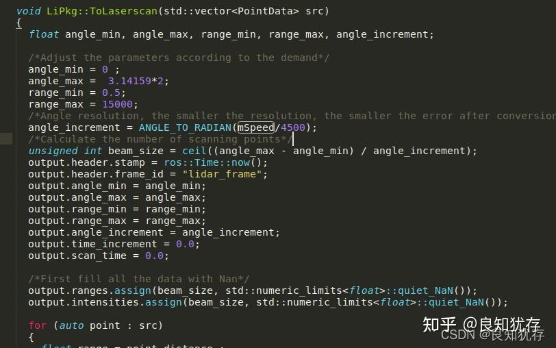乐动ld06激光雷达sdk改bug记录分享 - 知乎