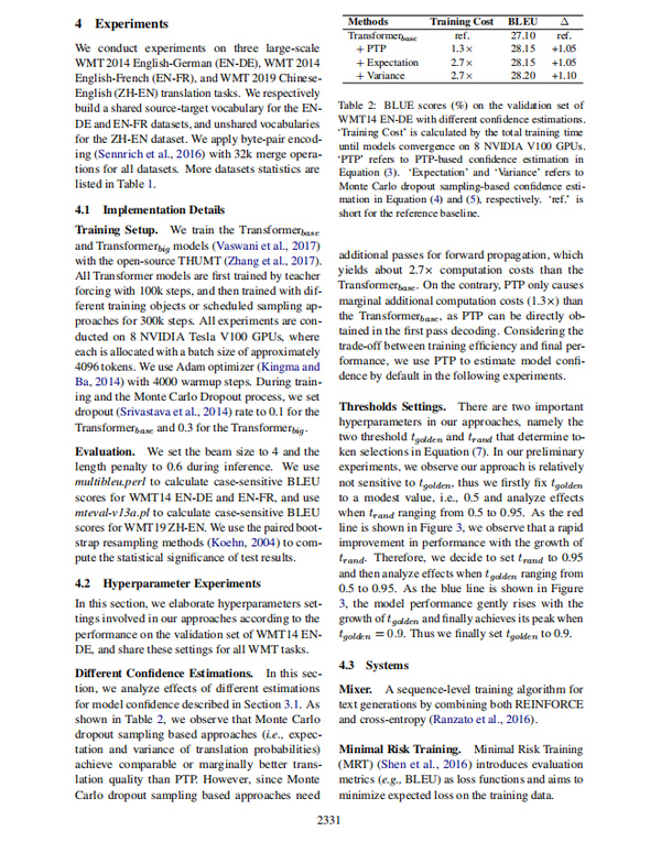 Confidence-Aware Scheduled Sampling for Neural Machine Translation - 知乎