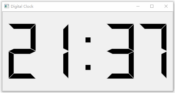 Qt官方示例-数字时钟 - 知乎