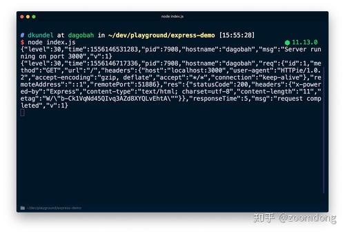 [译] Node.js 日志记录指南 - 知乎
