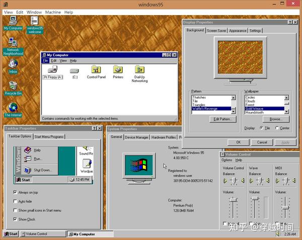 Windows 95 in Electron双击就能运行的Windows 95系统，有音乐有游戏 - 知乎