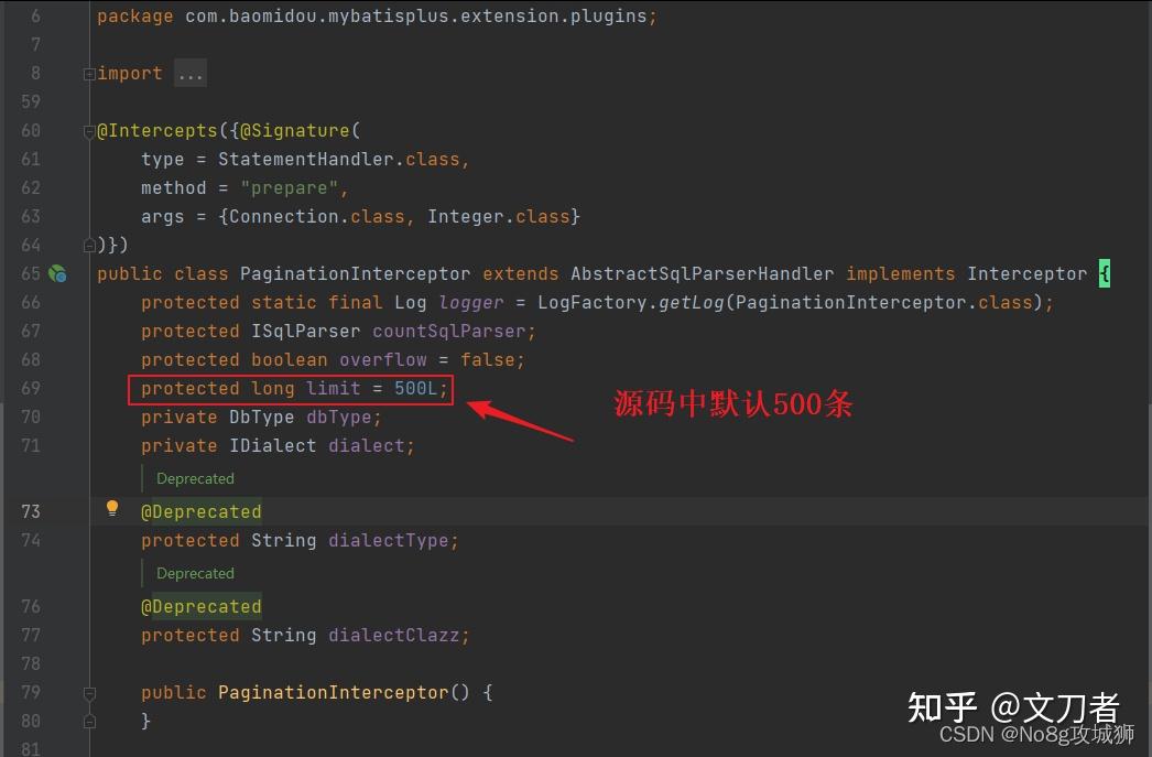 mybatis-plus分页查询默认最多查询500条记录 - 知乎