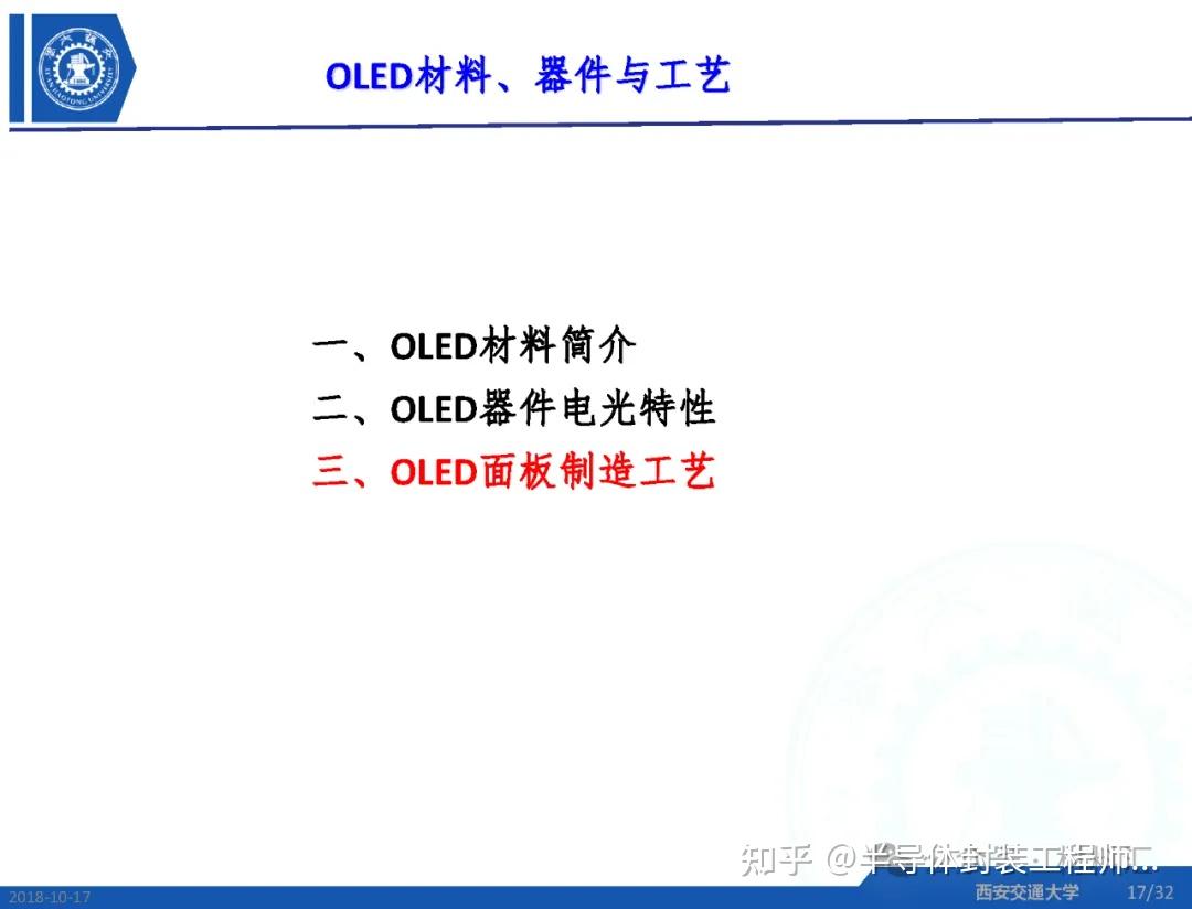 OLED材料、器件与工艺（附32页PPT） - 知乎