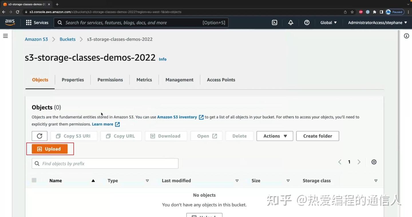 AWS助理架构师认证培训实操练习 | S3 Storage Classes Hands On - 知乎