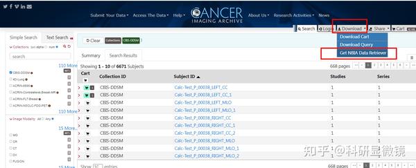 宝藏免费临床数据库-癌症影像档案馆The Cancer Imaging Archive（TCIA） - 知乎