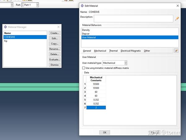 ABAQUS VUMAT/UMAT - 双线性Cohesive zone model 单调荷载模型 - 知乎