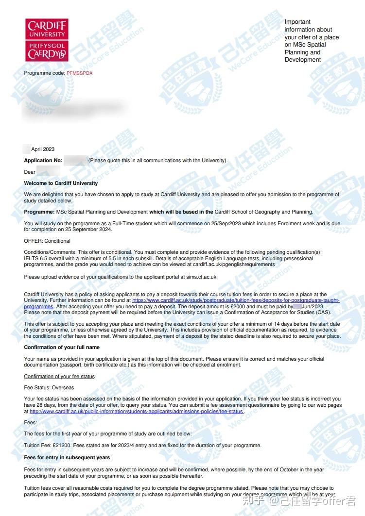 己任留学23Fall英国offer | 卡迪夫大学 MSc Spatial Planning and Development - 知乎