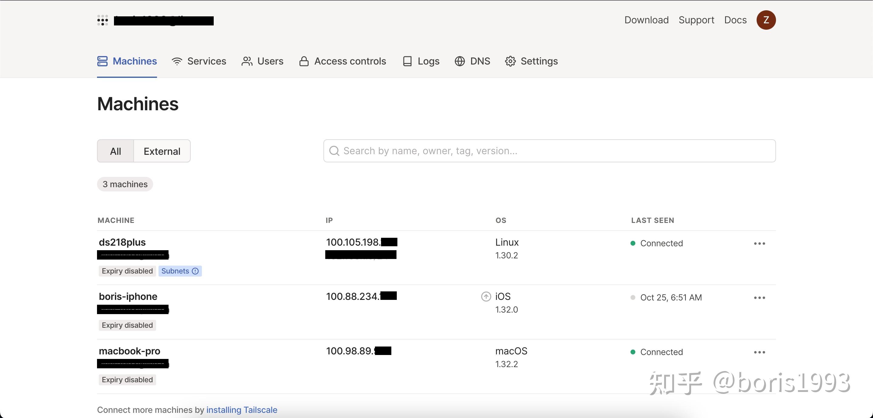 使用 Tailscale 部署虚拟局域网 - 知乎