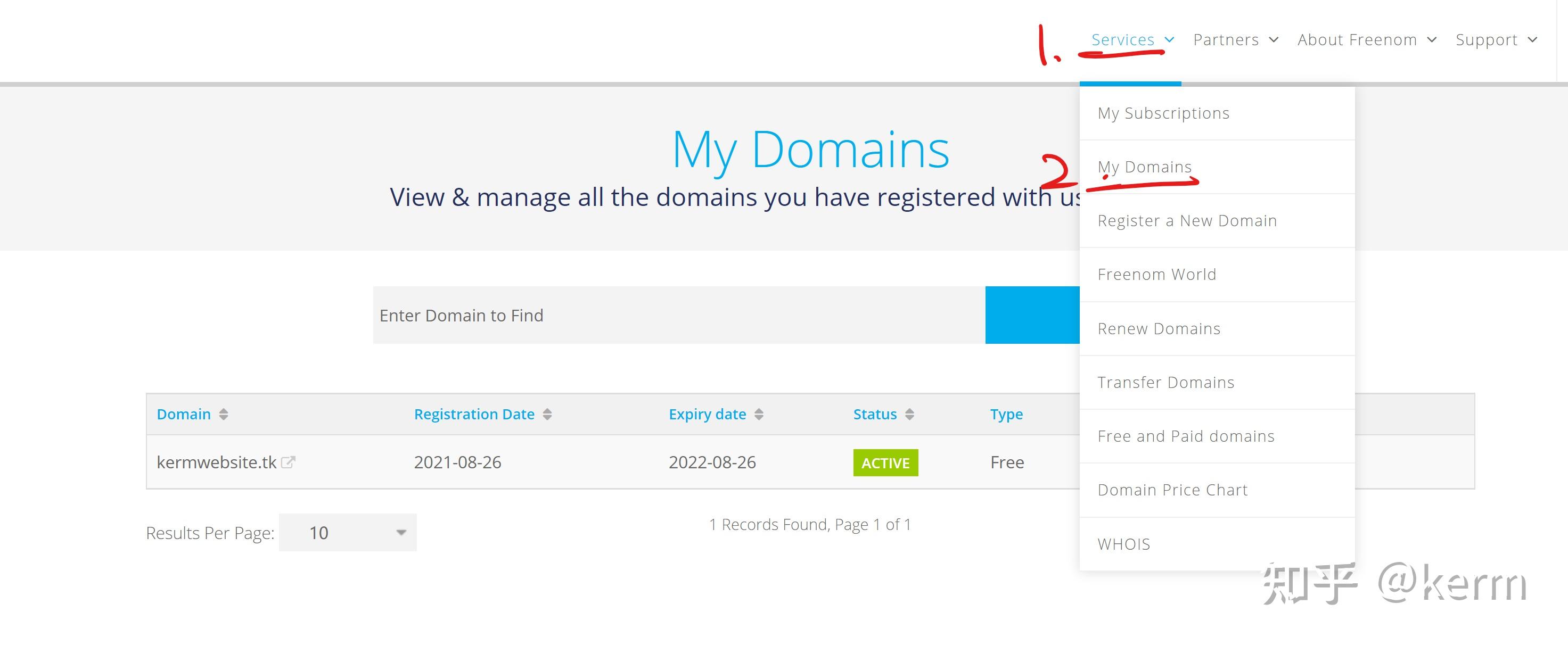 在freenom免费注册顶级域名，解析到dnspod，部署自动续期 - 知乎