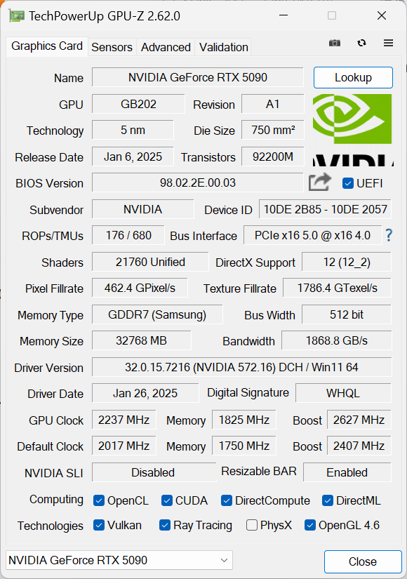 RTX5090 FE公版个人首测：超级拼好帧，都拼出幻觉了 - 知乎