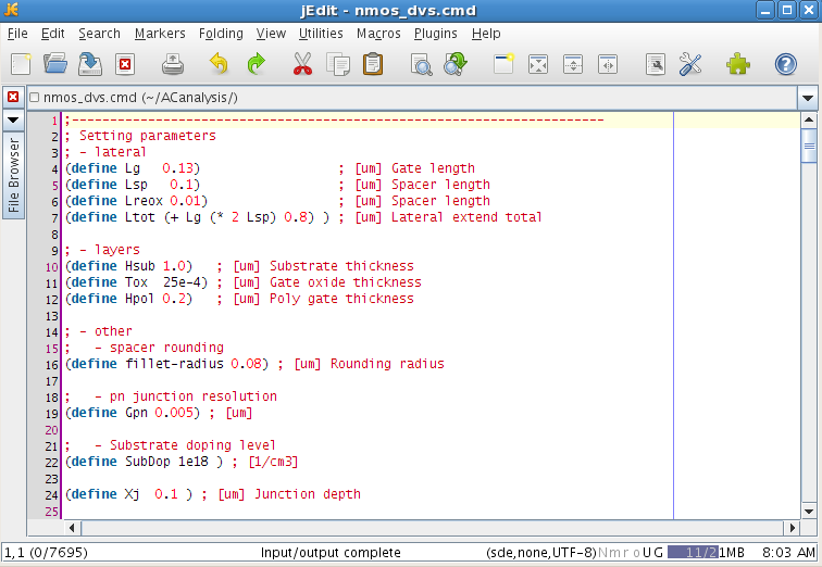 Sentaurus TCAD安装之jedit+TCAD宏包 - 知乎