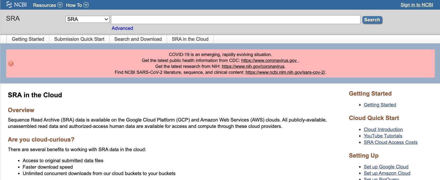可以在云上用SRA了 - 知乎