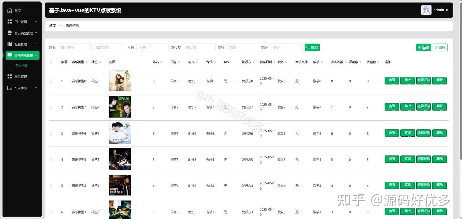 基于Java+vue的KTV点歌系统 - 知乎