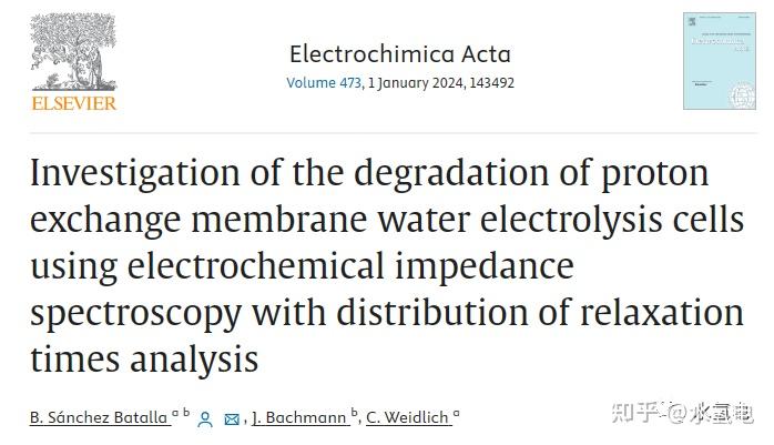 EA：EIS分析PEMWE降解 - 知乎