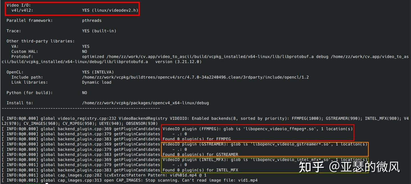 vcpkg 使用能读取视频的 opencv - 知乎