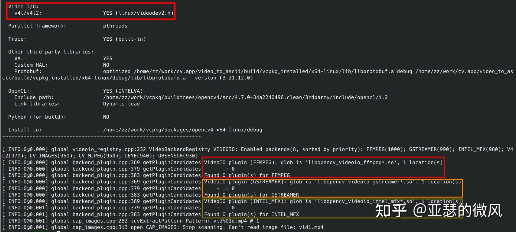 vcpkg 使用能读取视频的 opencv - 知乎