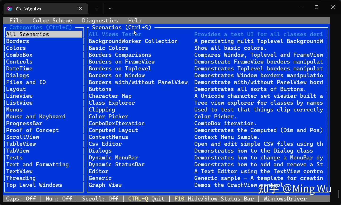 用c＃的console类做终端gui，相比wpf和winform做桌面gui，实现难度有更大吗? - 知乎