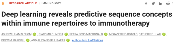 Sci Adv | 深度学习预测TCR序列对免疫疗法反应 - 知乎