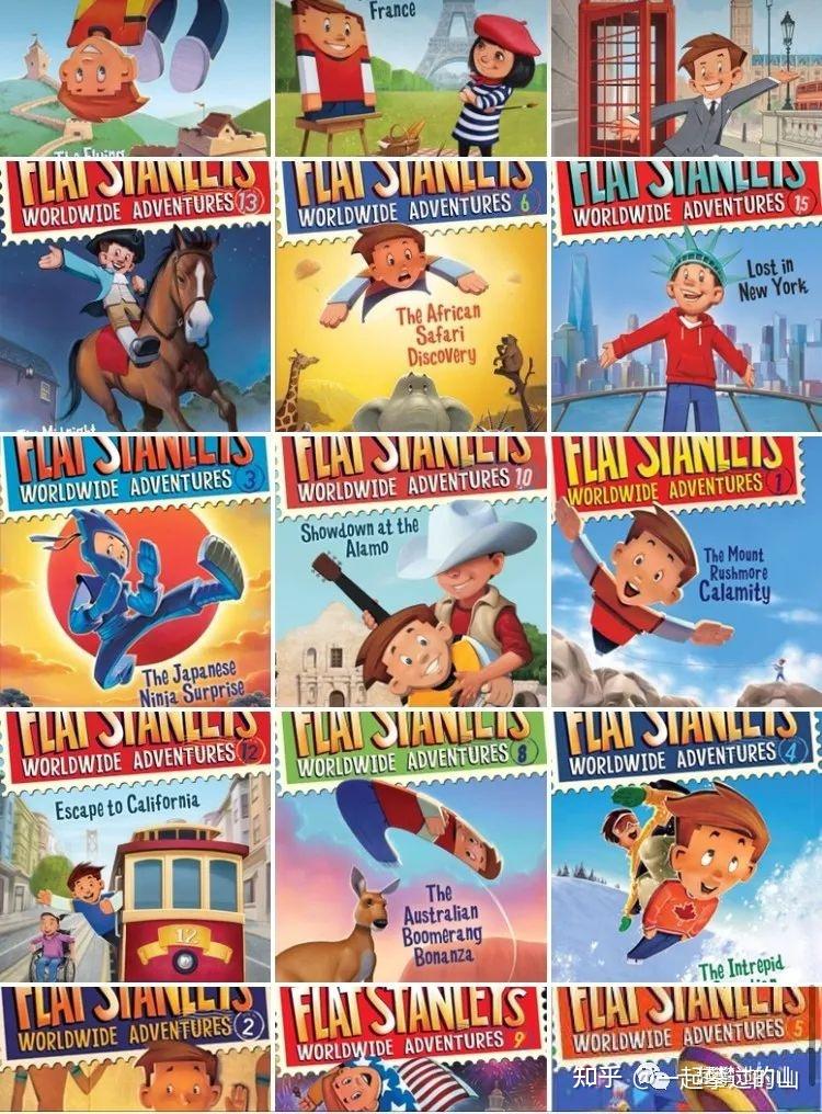 Flat Stanley's Worldwide Adventures Series 1-14 - Jeff Brown 有声书音频MP3 ...