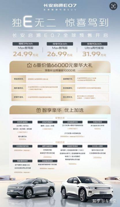 长安启源E07全球开启预售24.99万元起 创新科技引领新时代 - 知乎