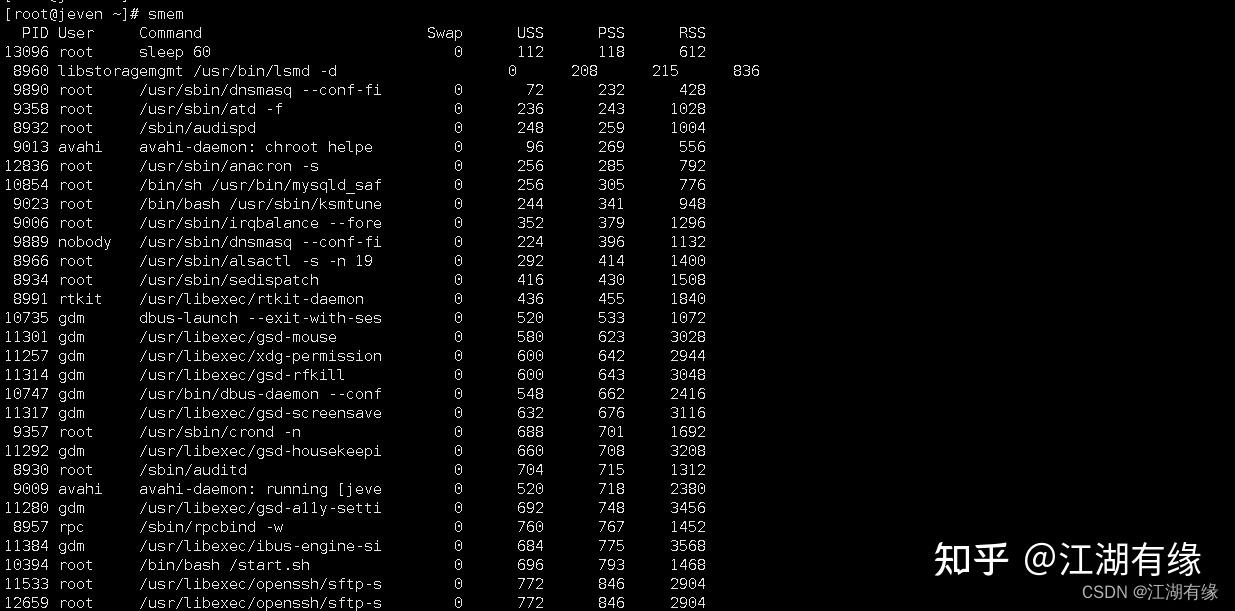 Linux系统之smem命令的基本使用 - 知乎