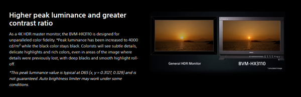 索尼BVM-HX3110 完美的显示设备 似乎没任何缺点 - 知乎