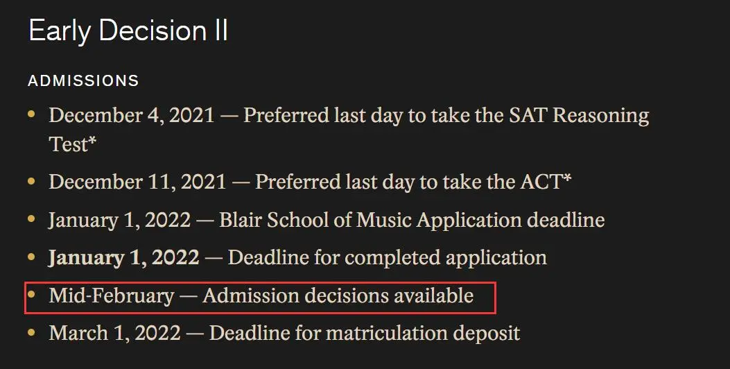 朋乐教育：2022美国TOP50大学ED2放榜时间汇总！附RD&ED2放榜时间表 - 知乎