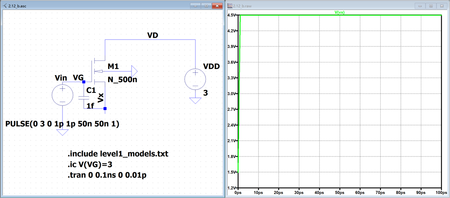 拉扎维CMOS模拟集成电路课后习题spice仿真（CHAPTER 2 Basic MOS Device Physics） - 知乎