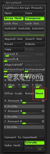 [ZBrush]ArrayMesh和WeldPoints - 知乎