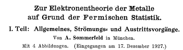 Sommerfeld 模型 - 知乎