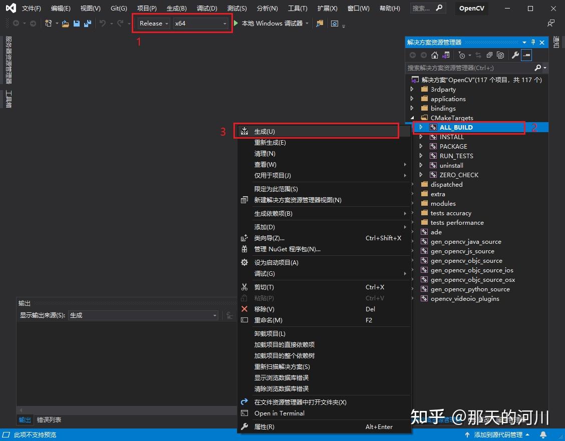 Visual Studio + OpenCV + OpenCV_contrib 源代码编译流程 - 知乎
