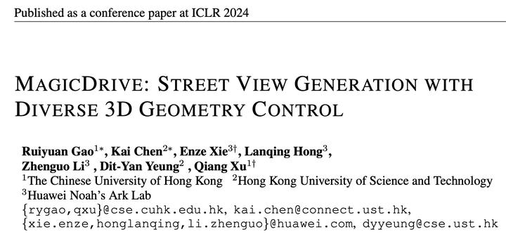 MAGICDRIVE：从3D layout生成逼真环视图片和视频 - 知乎