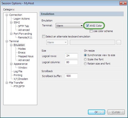 SecureCRT 中如何配置颜色 - 知乎