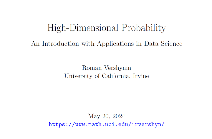 Note——High-Dimensional Probability: An Introduction with Applications in Data Science (一） - 知乎