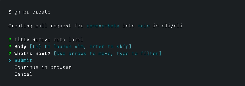 用命令行管理你的GitHub项目，不必再开网页，官方CLI工具1.0版今日上线 - 知乎