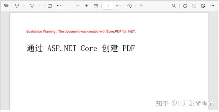 国产化PDF处理控件Spire.PDF教程：在 ASP.NET Core 中创建 PDF的分步指南 - 知乎