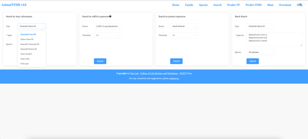 🤩 AnimalTFDB v4.0 | OMG！我最爱的转录因子数据库更新啦！~（附使用指南）（二） - 知乎