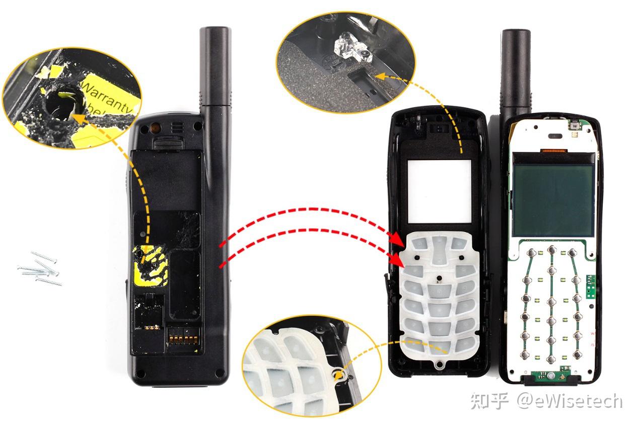 E拆解：小体积的卫星手机，铱星9555拆解 - 知乎