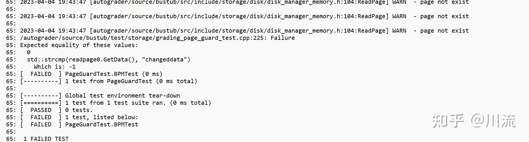 CMU15-445-2023-Spring_Project1调试记录 - 知乎