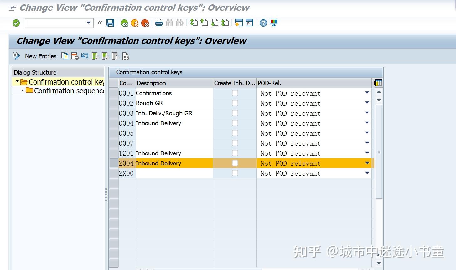 SAP MM 采购凭证上的Confirmation Control Key - 知乎