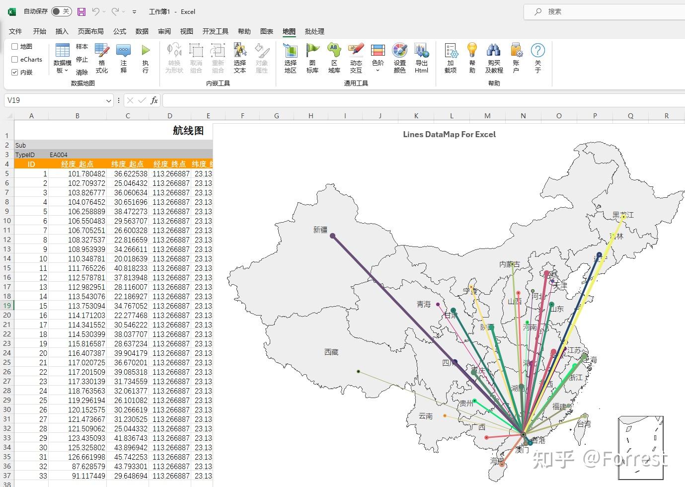 Excel地图插件 DataMap For Excel - 知乎