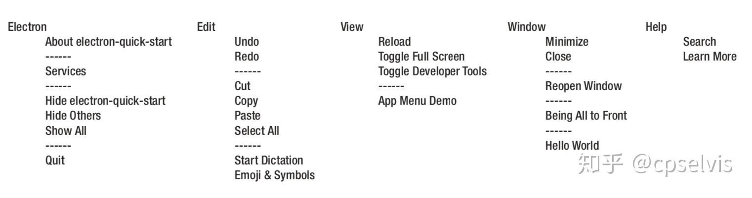学透 Electron 自定义菜单 - 知乎