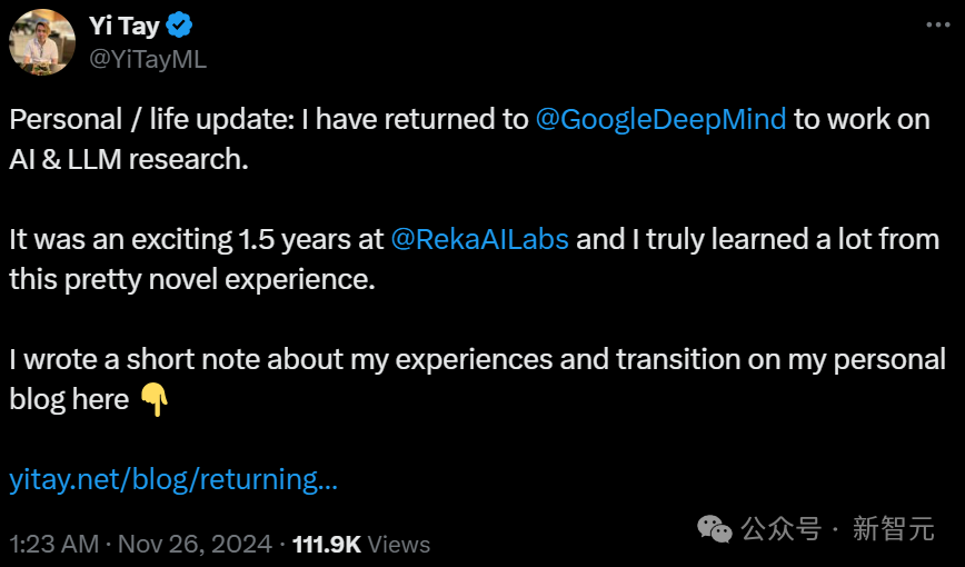 逃回大厂！谷歌天才科学家Yi Tay——639天创业血泪史 - 知乎
