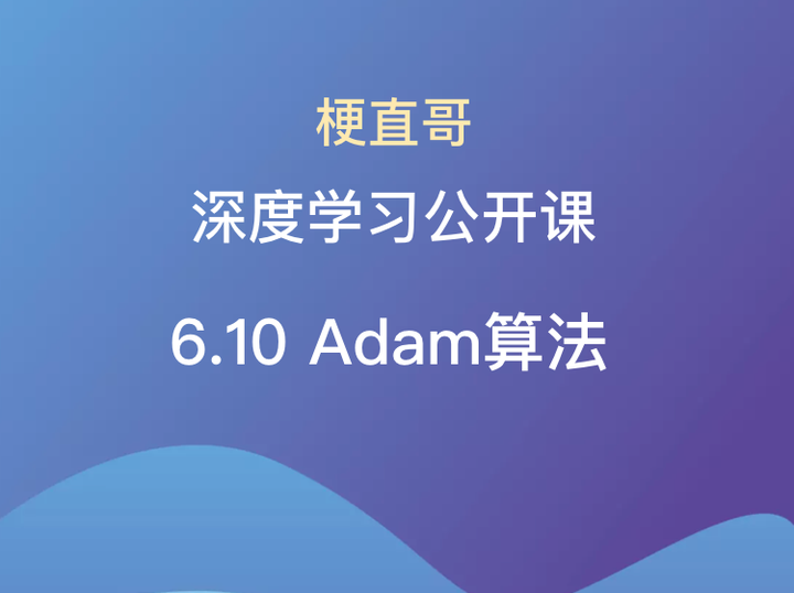 610 Adam算法「梗直哥深度学习公开课」 知乎 