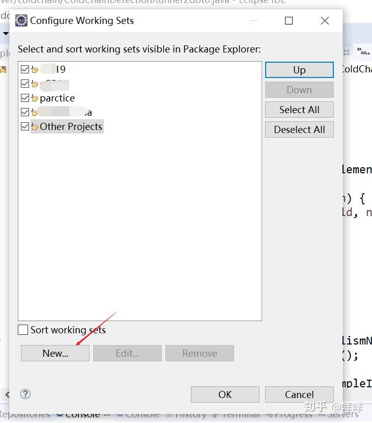 eclipse中working set的使用 - 知乎