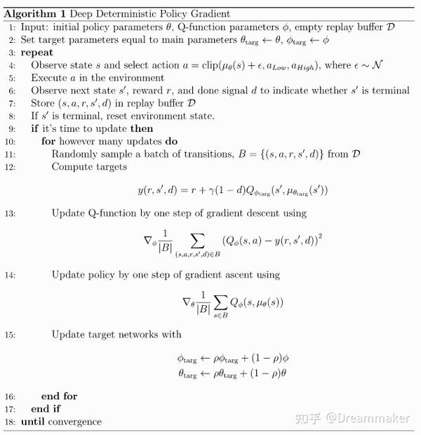 深度强化学习（五）：DDPG（Deep Deterministic Policy Gradient，深度确定性策略梯度） - 知乎