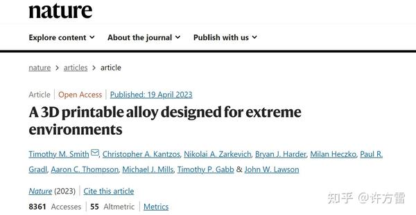 NASA 开发出3D打印用GRX-810超高温合金，强度是目前高温合金的两倍 - 知乎